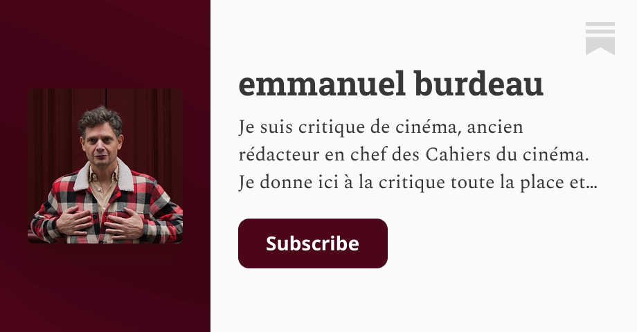 emmanuel burdeau | Substack