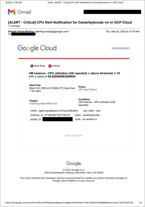 Never Miss a CPU Spike: Set Up Custom Alert Matrix in GCP