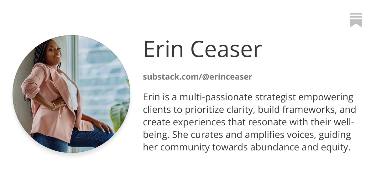 Erin Ceaser | Substack