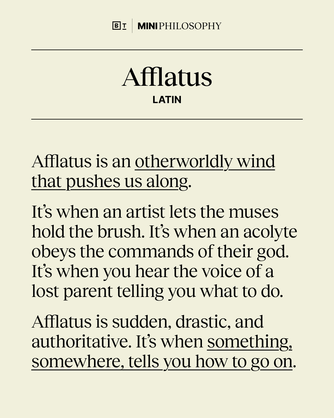 Jonny Thomson (@philosophyminis): "A Dictionary of Philosophy: Afflatus ...