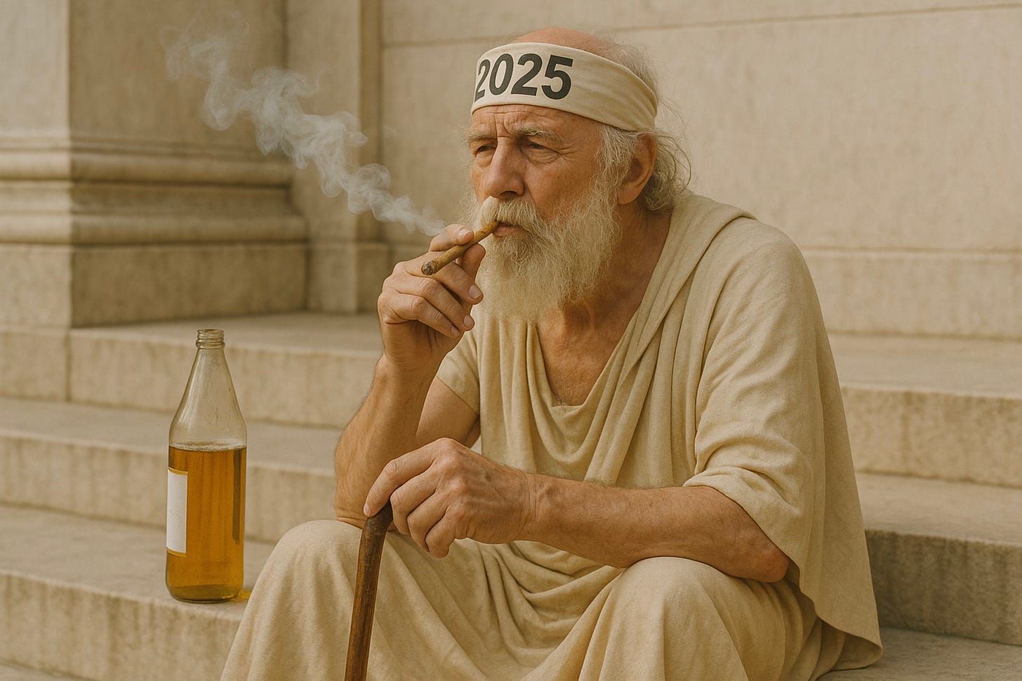 Father Time 2025 is About to Check Out - by Dan Smolen