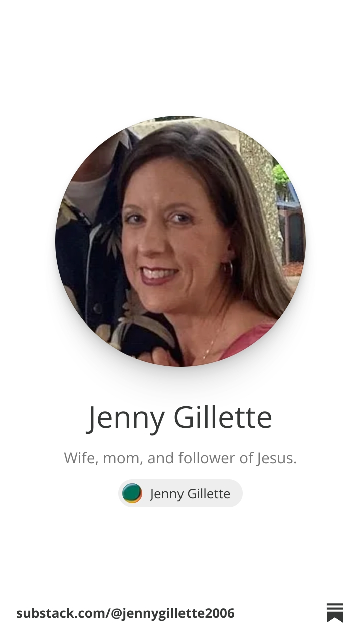 Jenny Gillette | Substack