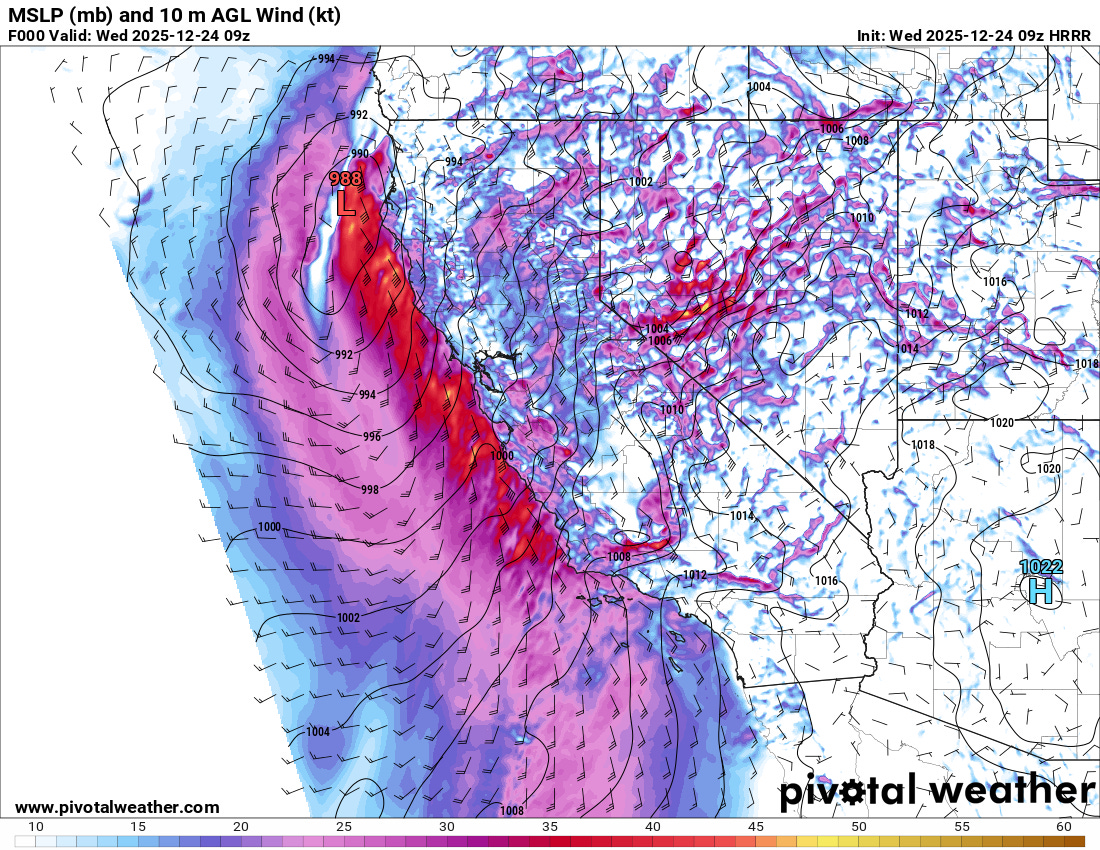High impact weather ongoing in California and to continue through ...