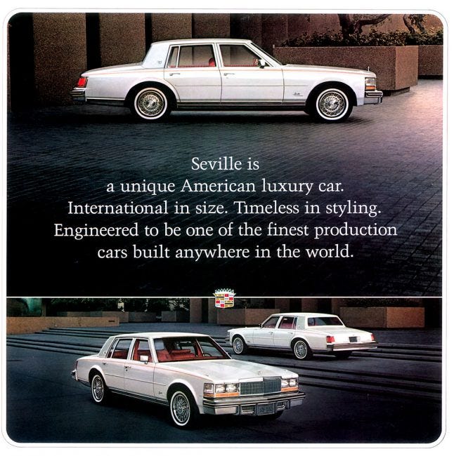 1979 Cadillac Seville: Sheer Vision in Colonial Yellow!