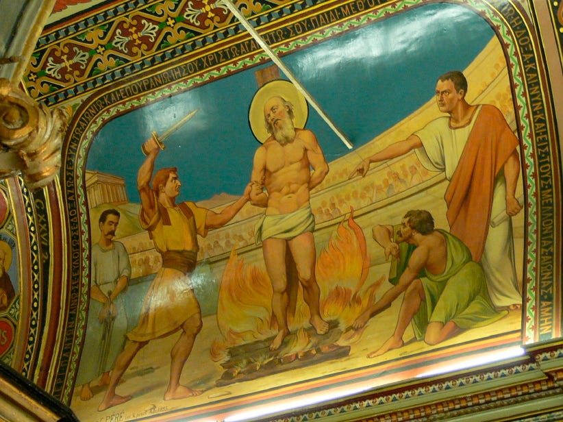 The Feast of St Polycarp, Disciple of St John