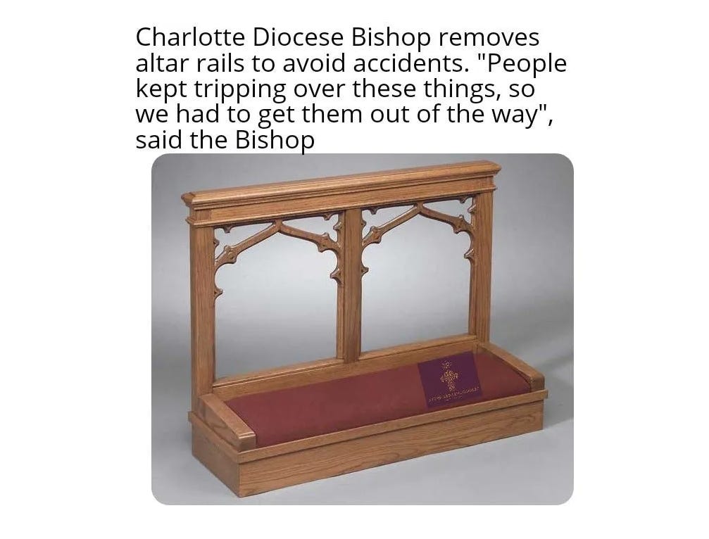 Op-Ed: Altar Rails are Dangerous