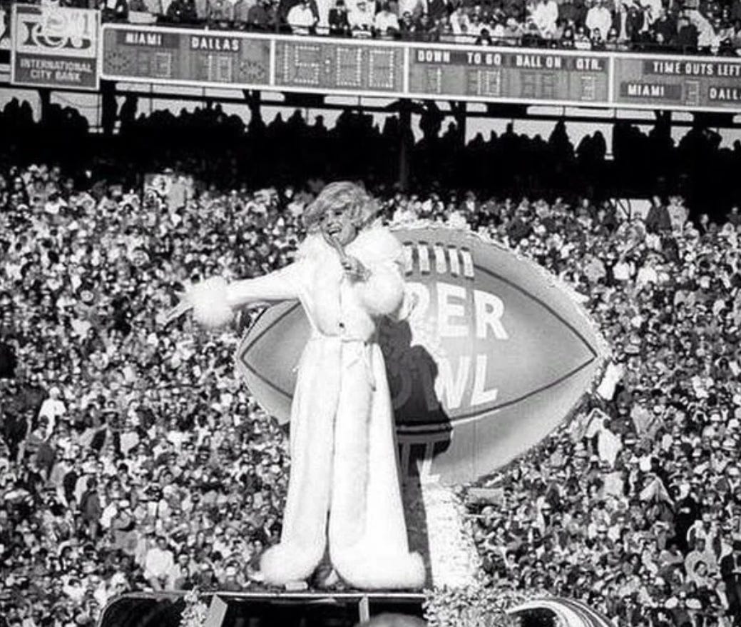 The Super Bowl’s First Celebrity Performer