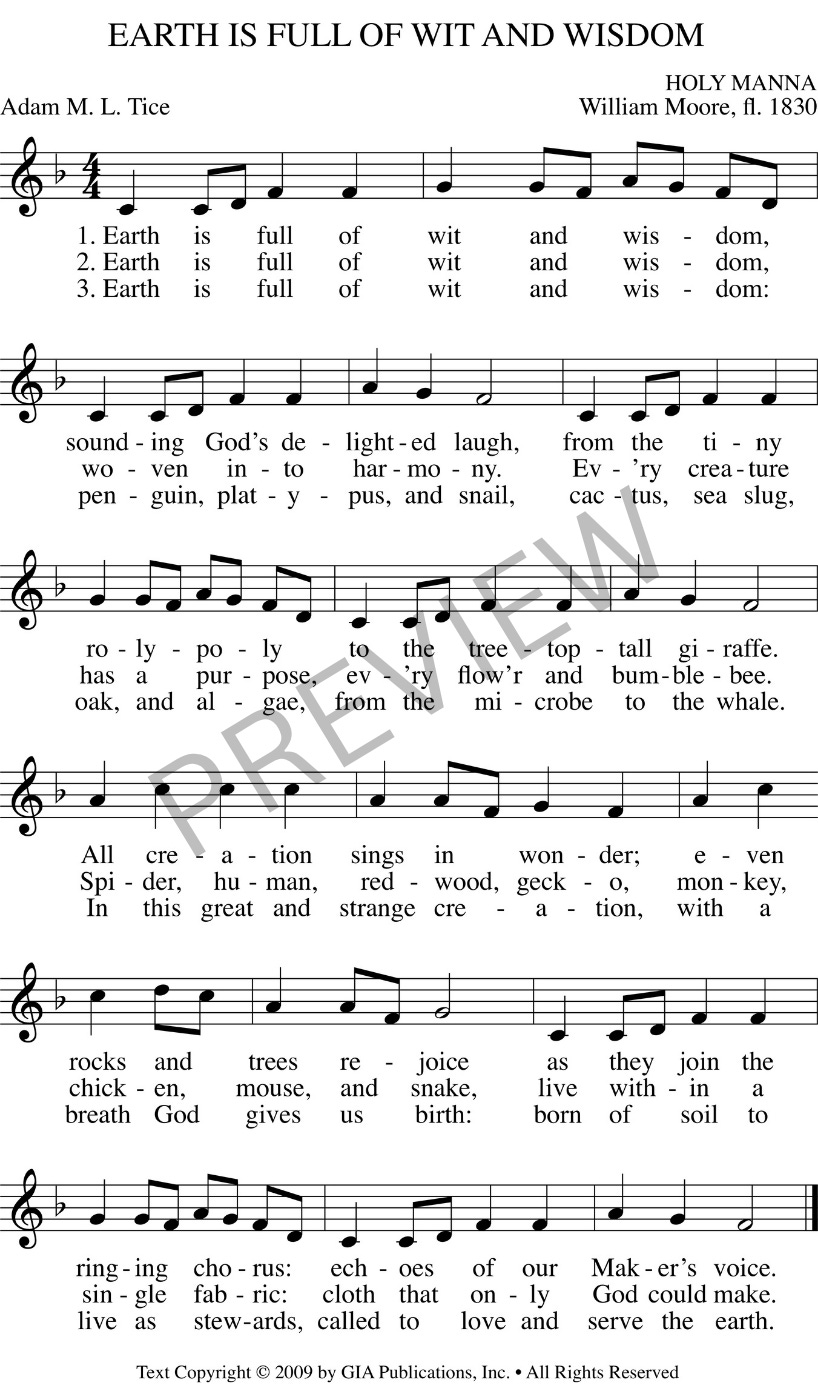 Hymns for Earth Day - by GIA Sacred Music and Adam Tice
