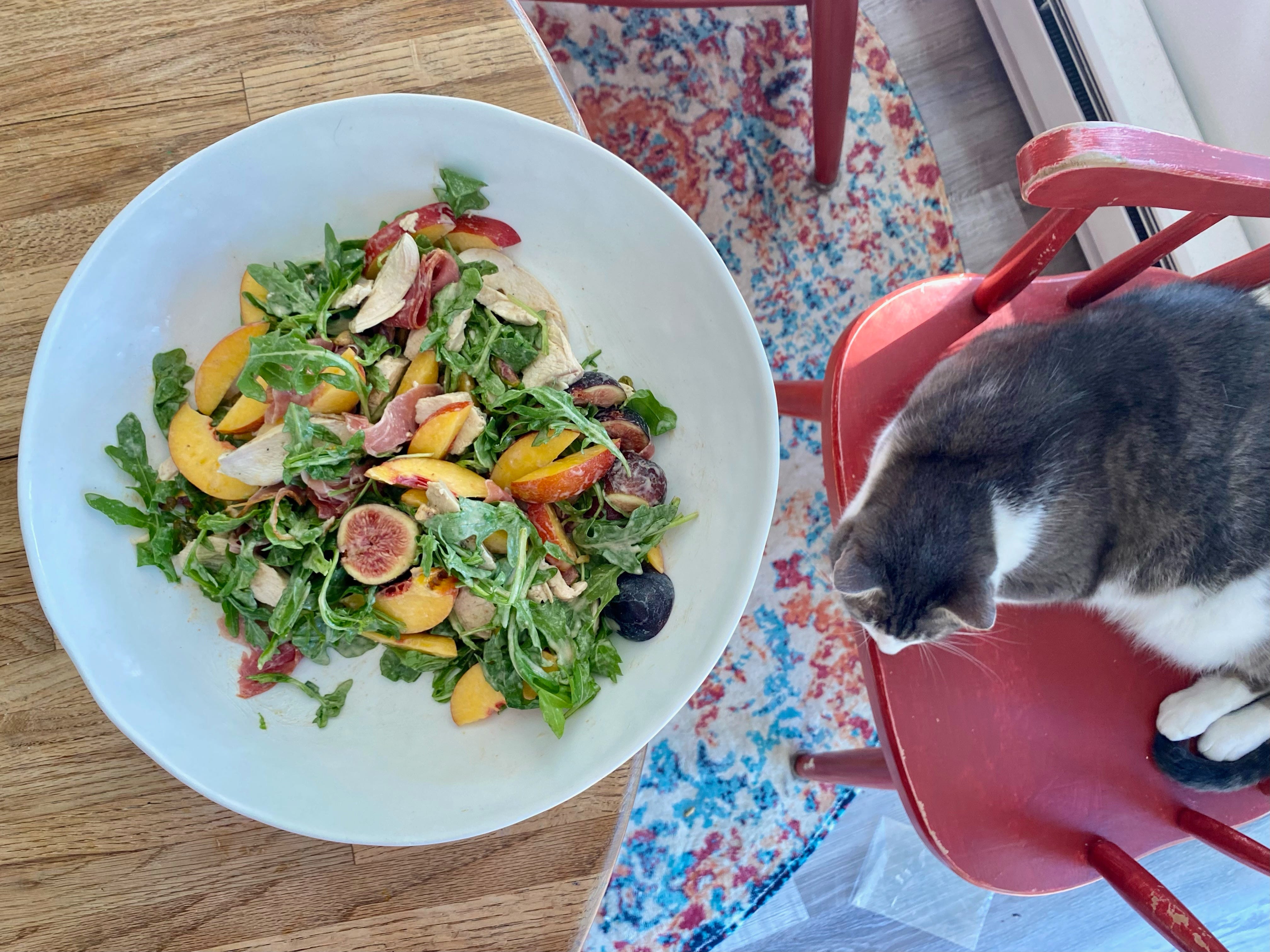 A structure for salads. - by Shauna James Ahern