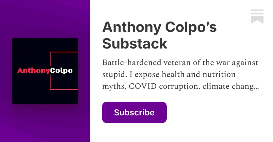 Anthony Colpo’s Substack | Substack