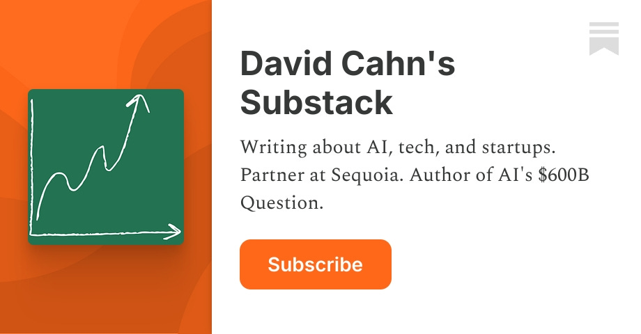 David Cahn's Substack | Substack