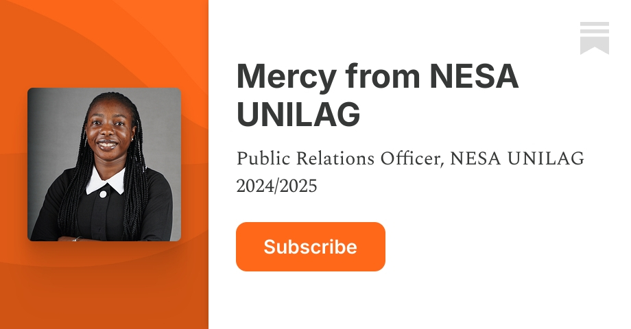 Please Stay Safe - Mercy from NESA UNILAG