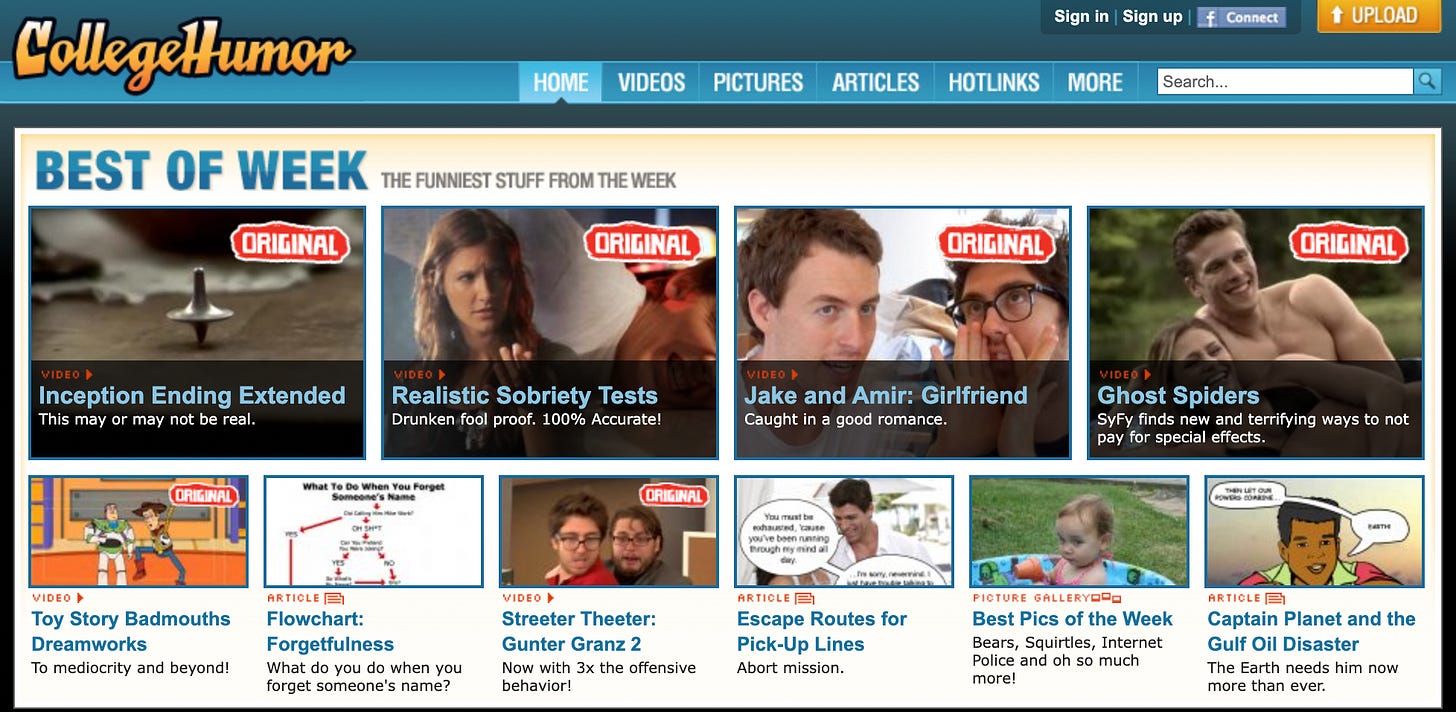 From Dorm Room to Dropout: A History of CollegeHumor