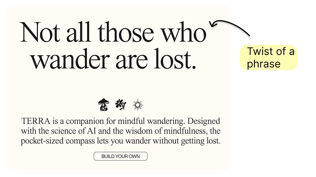 wandering lost synonym