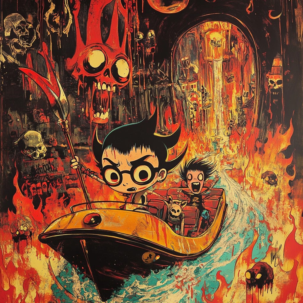 Malbolge - by Subatomik - Particles Magazine