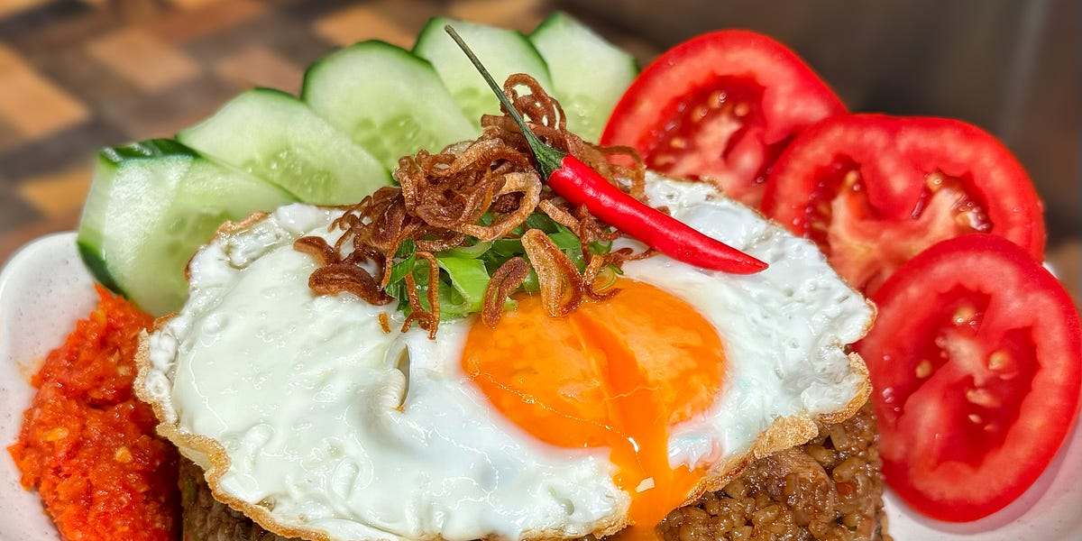 plating nasi goreng ala hotel