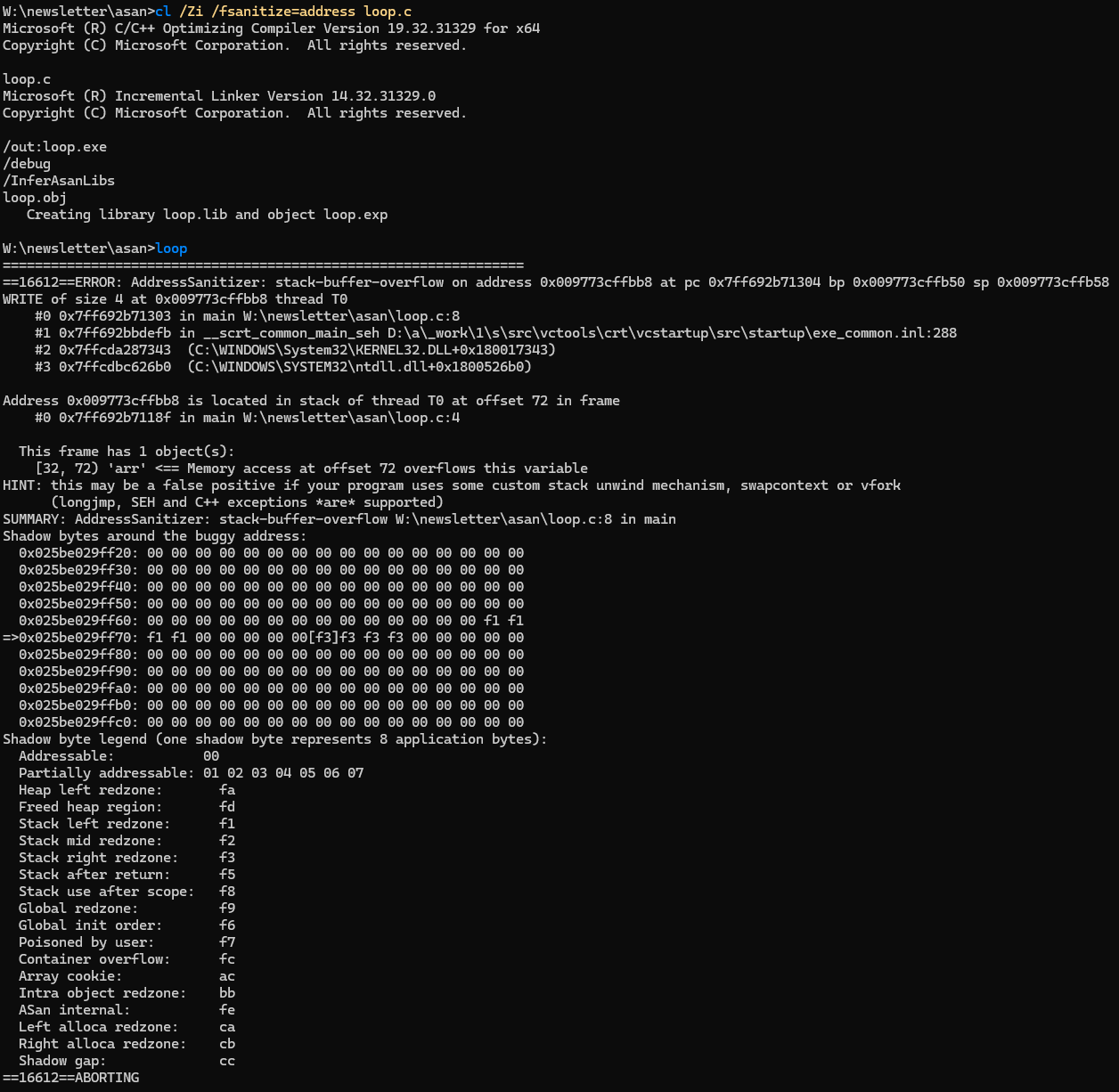 Tools for memory safety in C: ASan - by Dylan Falconer