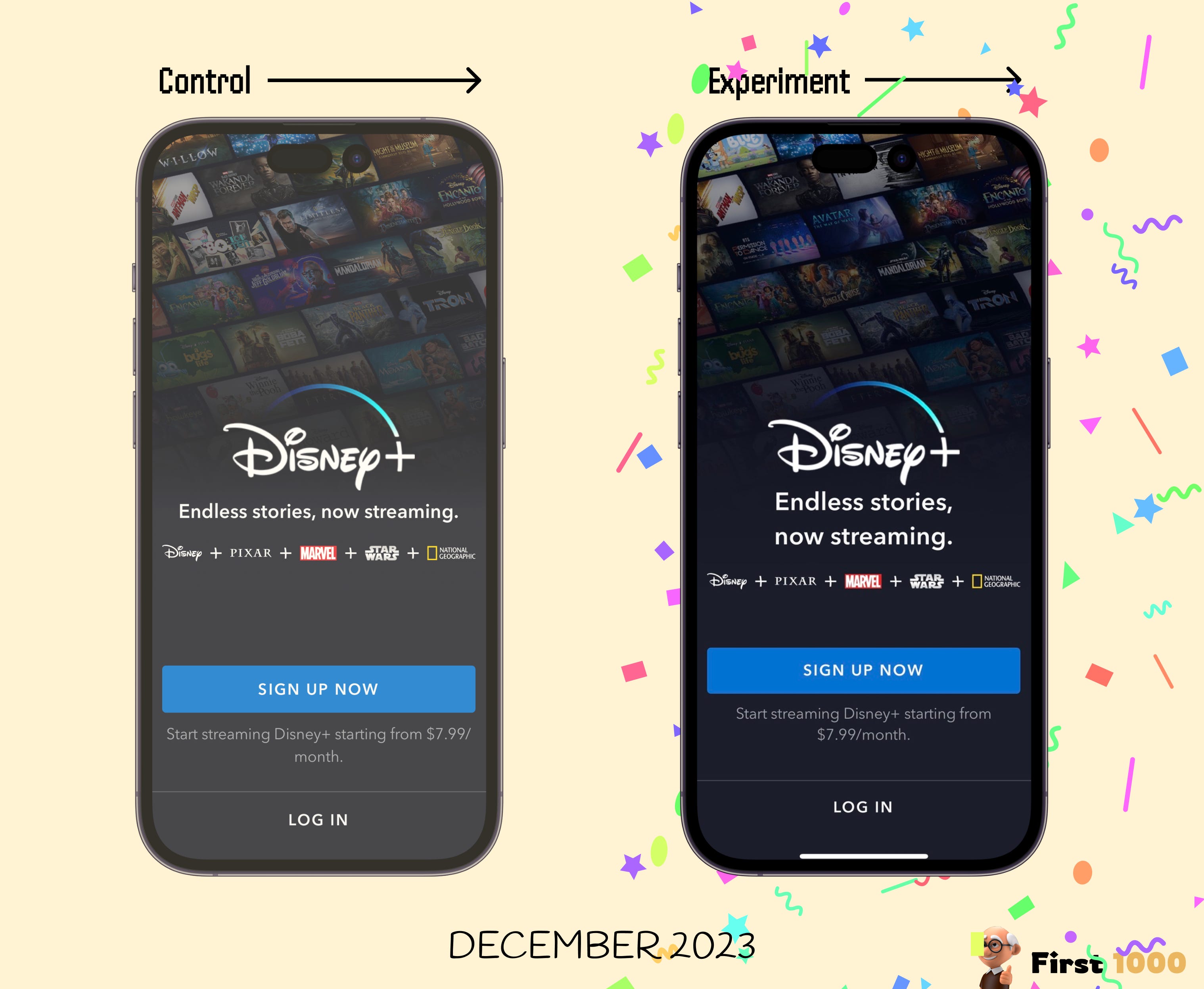 Disney+ winning messaging - by Ali Abouelatta - First 1000