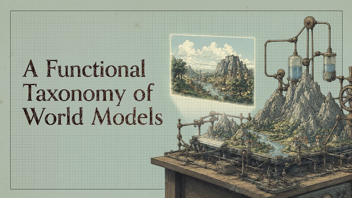 A Functional Taxonomy of World Models - Dr. Fei-Fei Li