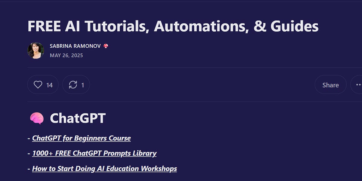 FREE AI Tutorials, Automations, & Guides
