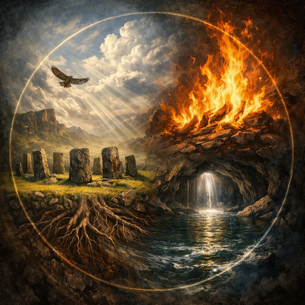A Pathworking Through the Four Elements - by Judith Morgan