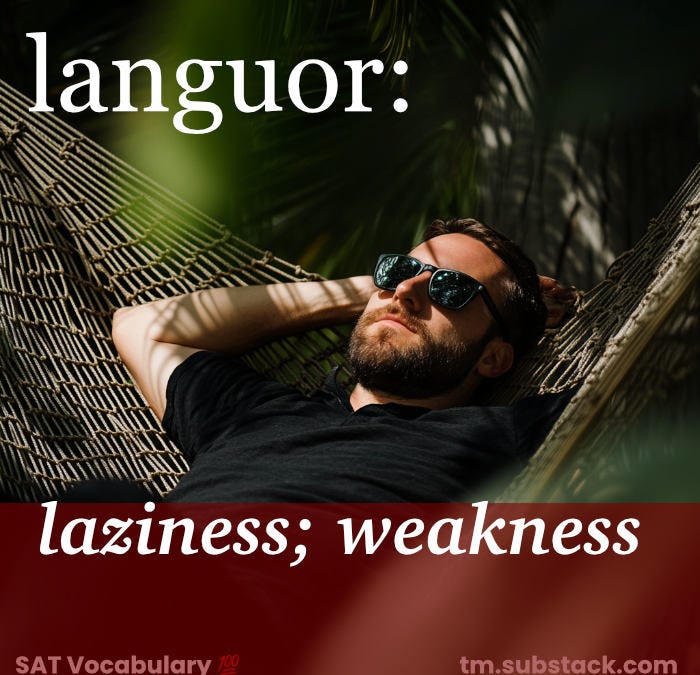 languorous etymology