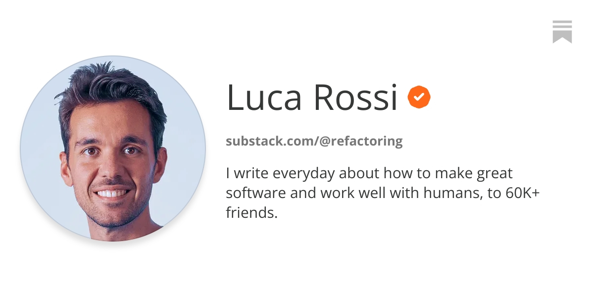 Luca Rossi | Substack