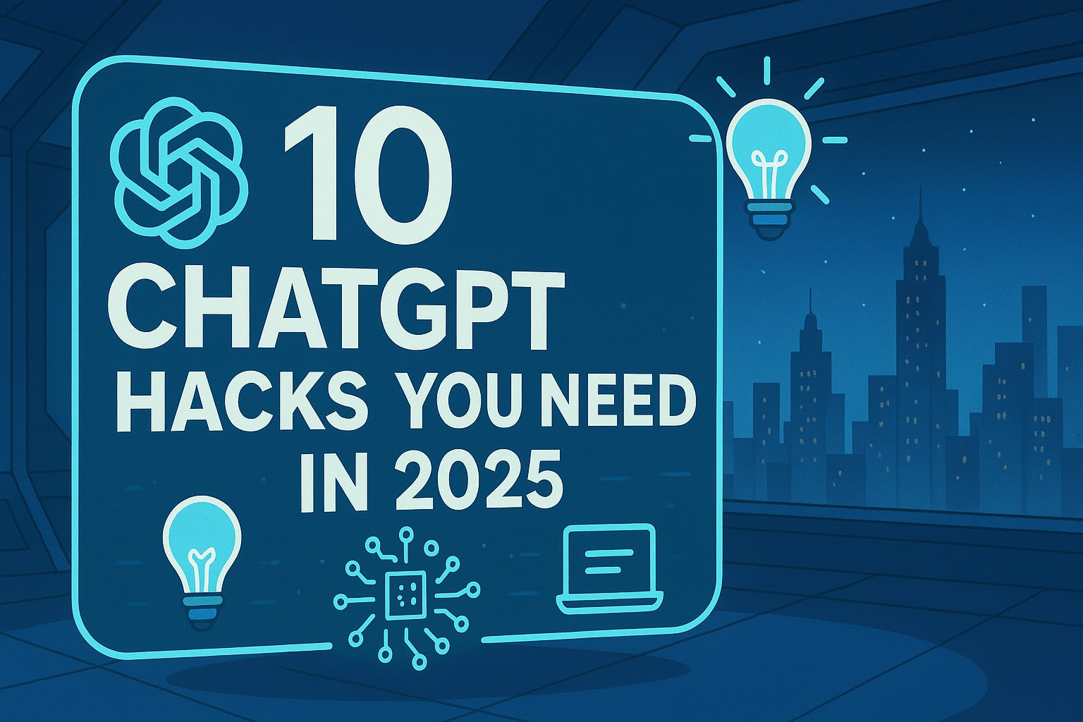 ☕🤖 Tutorial: 10 ChatGPT Hacks You Need to Know in 2025