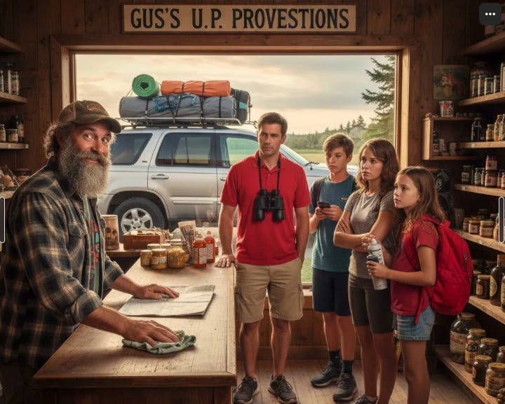 😆 U.P. Wilderness Immersion: A Tourist Comedy