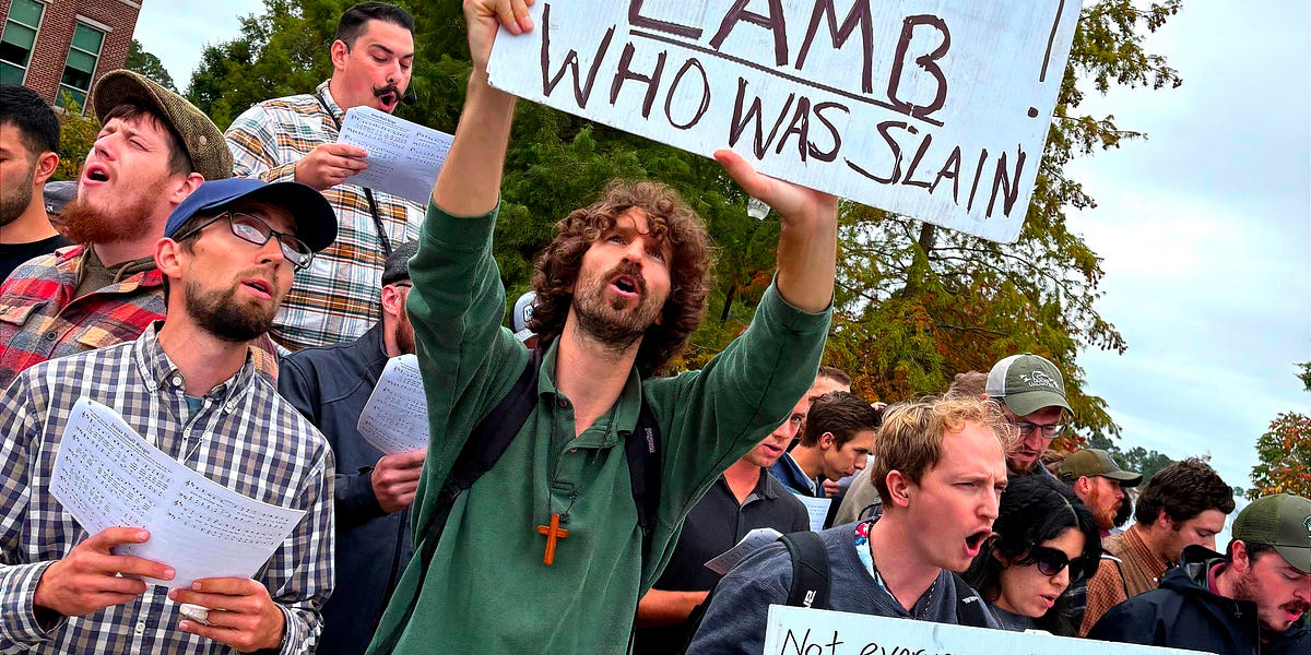 A "Christian" Pride Festival protestor stopped me in the grocery store ...