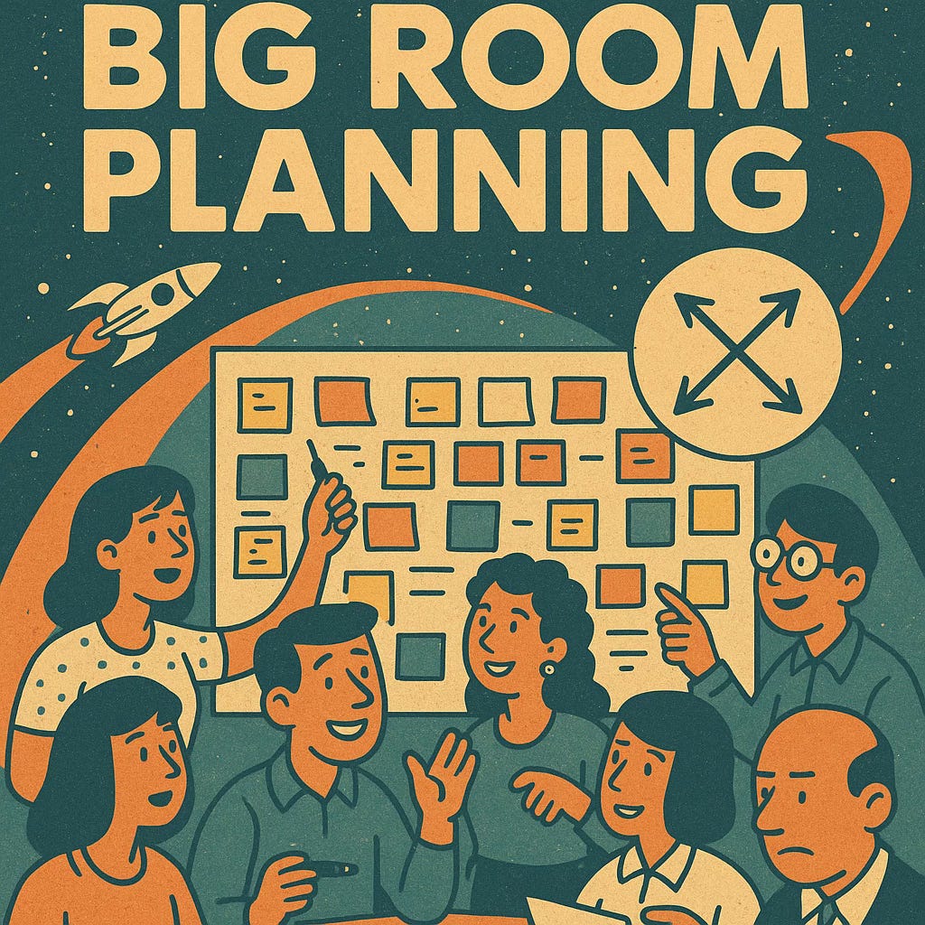Big Room Planning - by Erwin Verweij - Agile Viking Galaxy