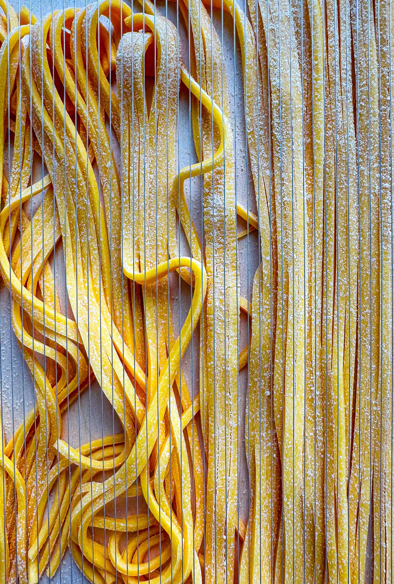 spaghetti alla chitarra, abruzzo's saucy, square-shaped spaghetti