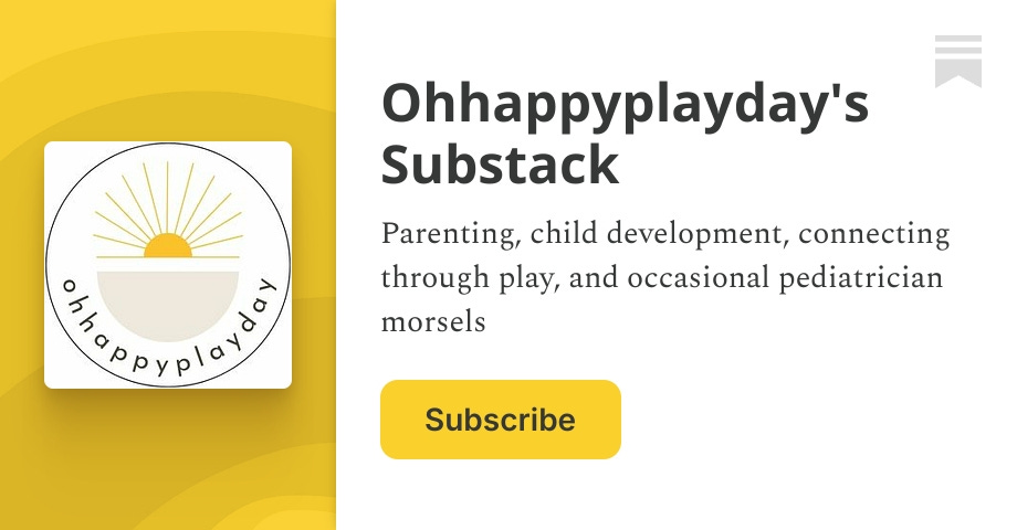 Ohhappyplayday's Substack | Wendy | Ohhappyplayday | Substack