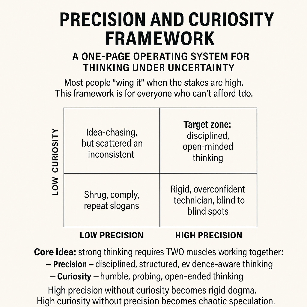 Field Guide to the Precision & Curiosity Framework