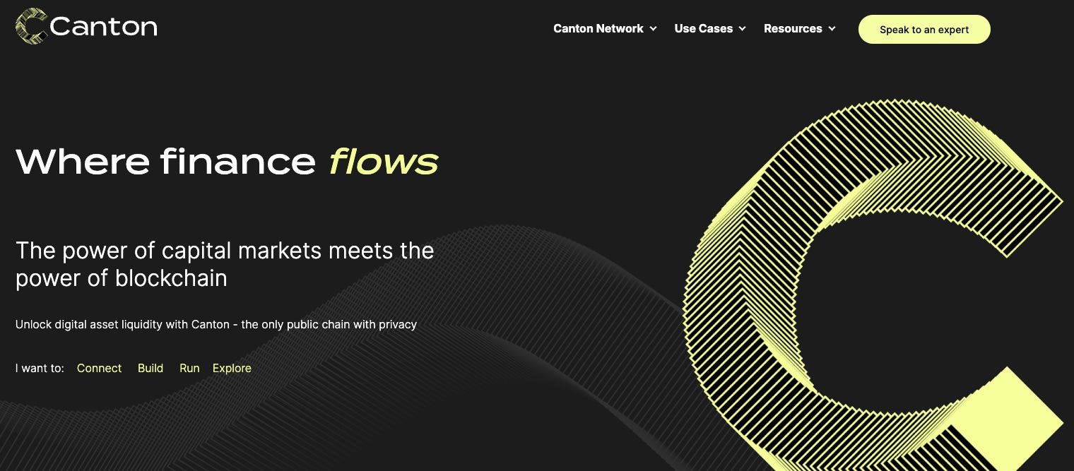 Canton Network: Most Realistic Blockchain - by Ryan Yoon