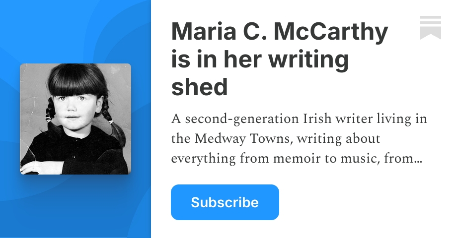 Maria C. McCarthy is in her writing shed | Substack