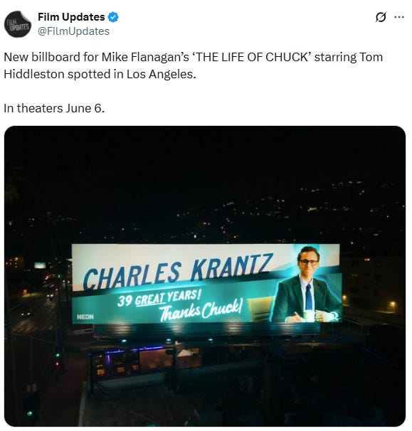 "The Life of Chuck" Trailer: Tom Hiddleston Navigates the Meaning of ...