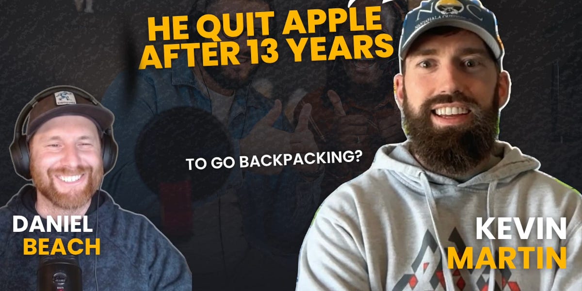 He Quit Apple After 13 Years - by Daniel Beach