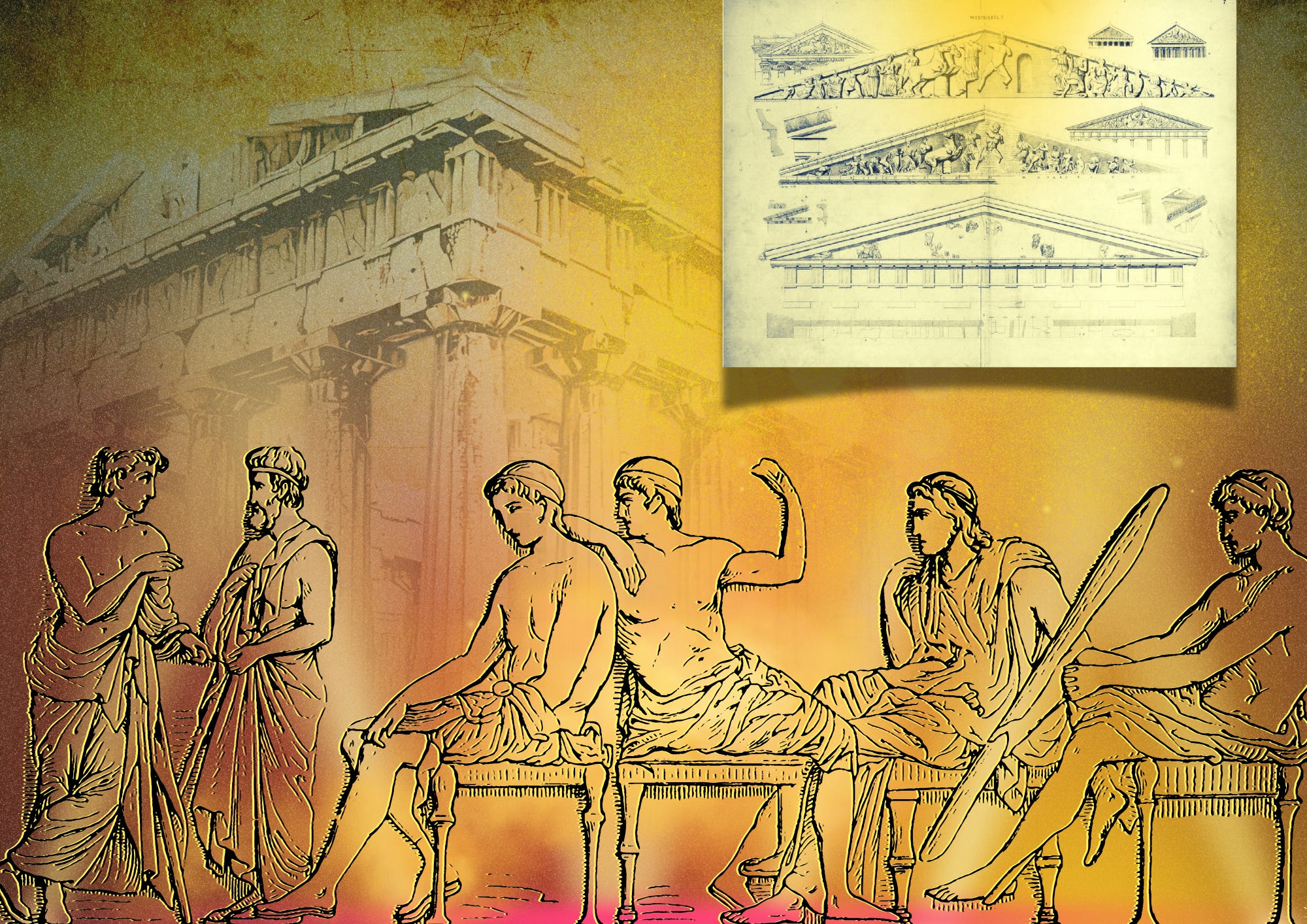 Our last dance at Parthenon Athens - by Thalia Toha