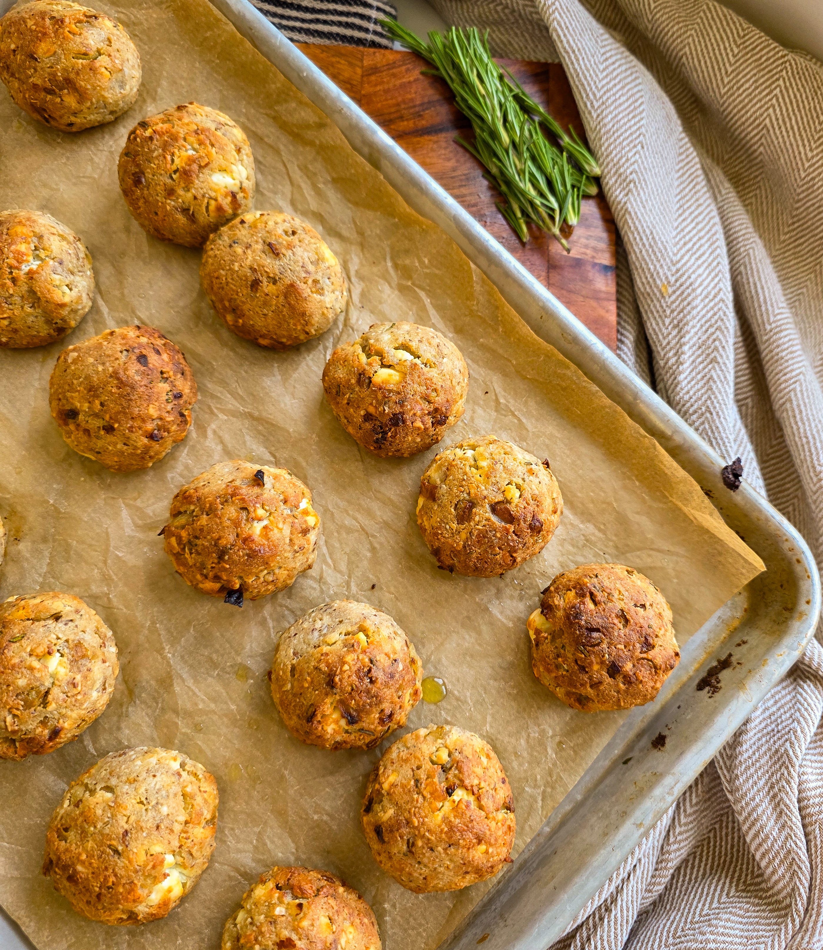 Feta & Nut Roast Balls - Amy Sheppard Food