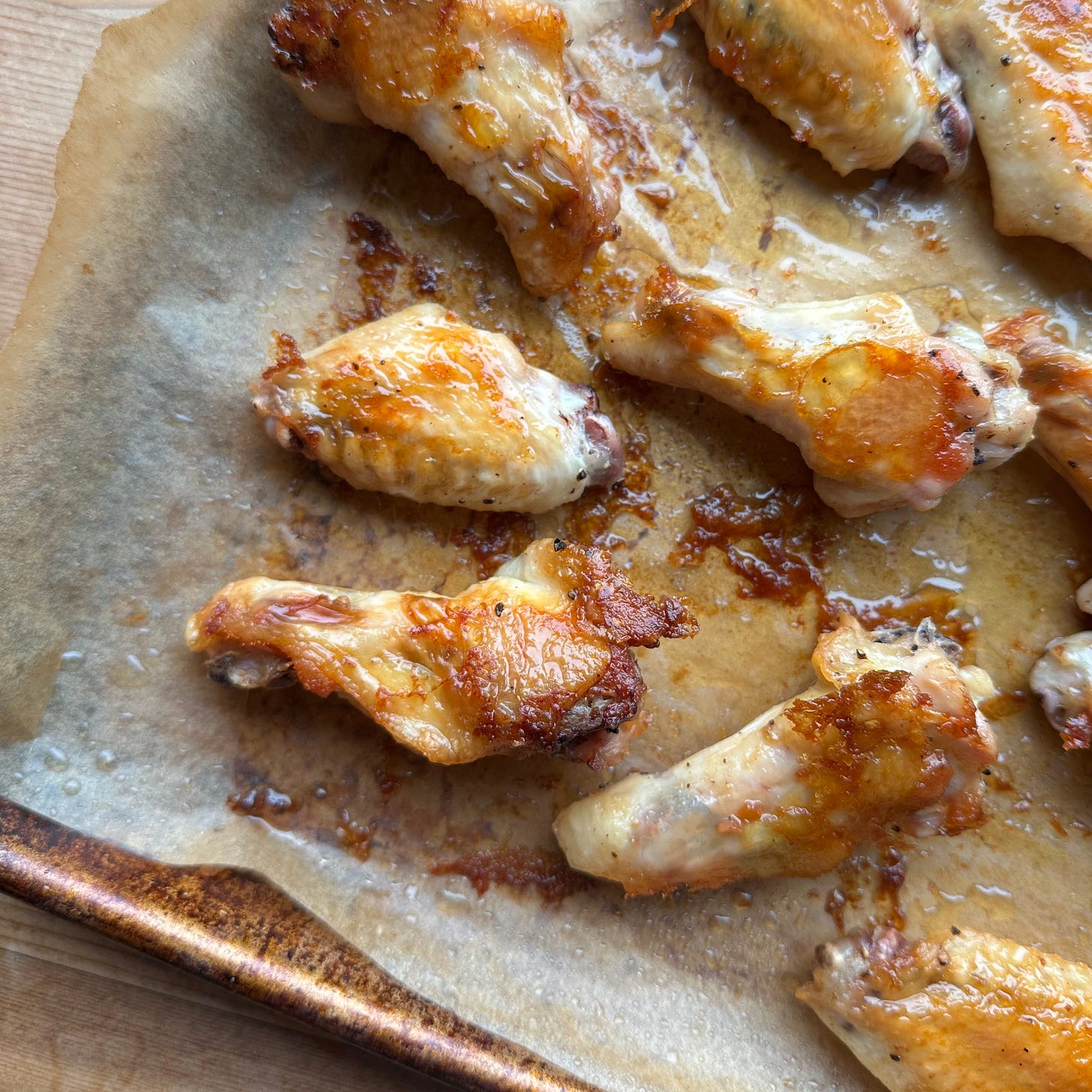 bone marrow chicken wing