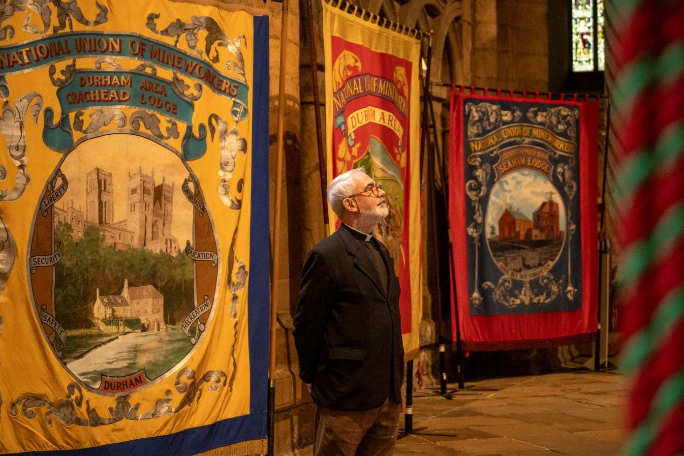 Miners' banners on display in Durham - Cultured. North East