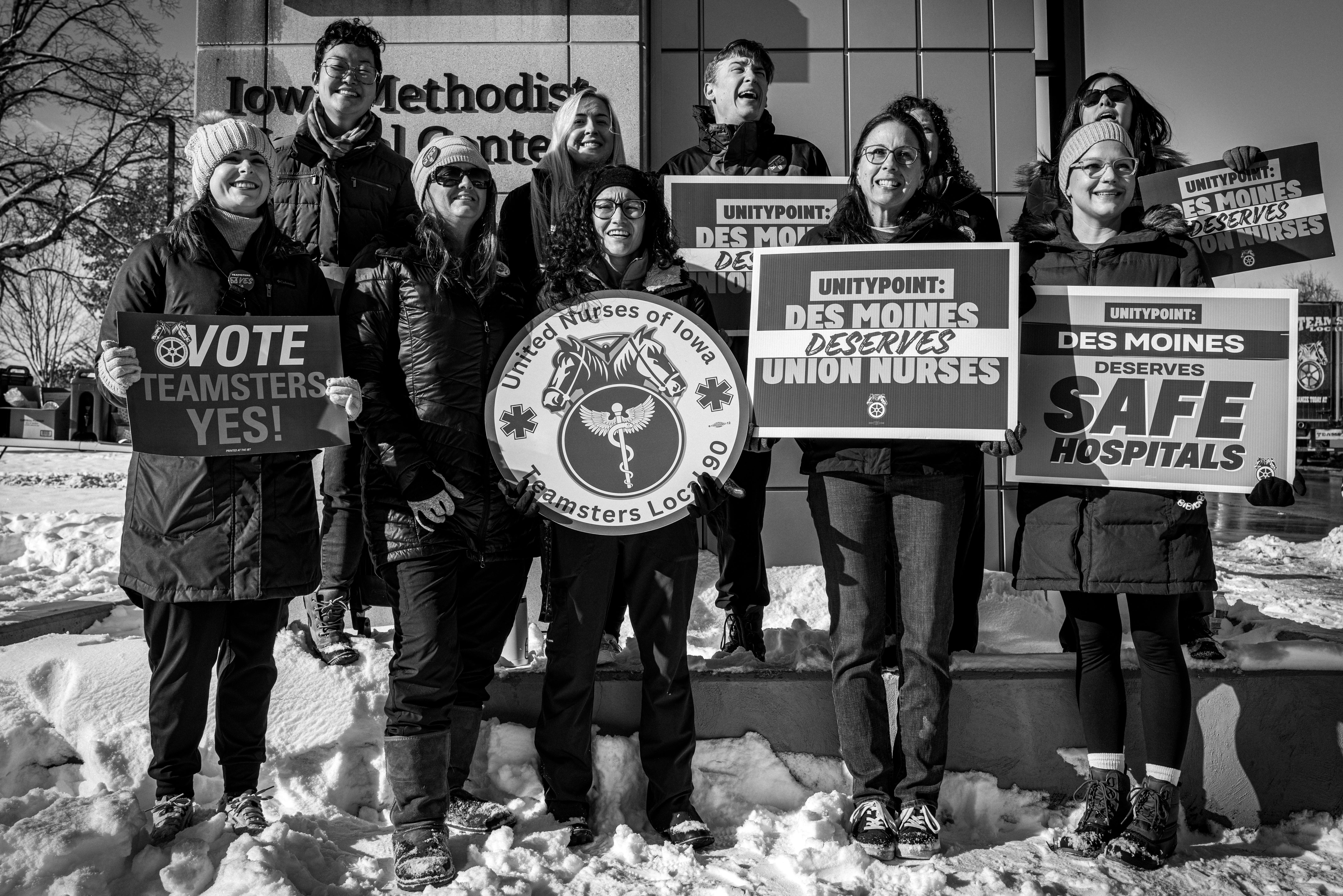 Portraits of Iowa Nurses Building Power
