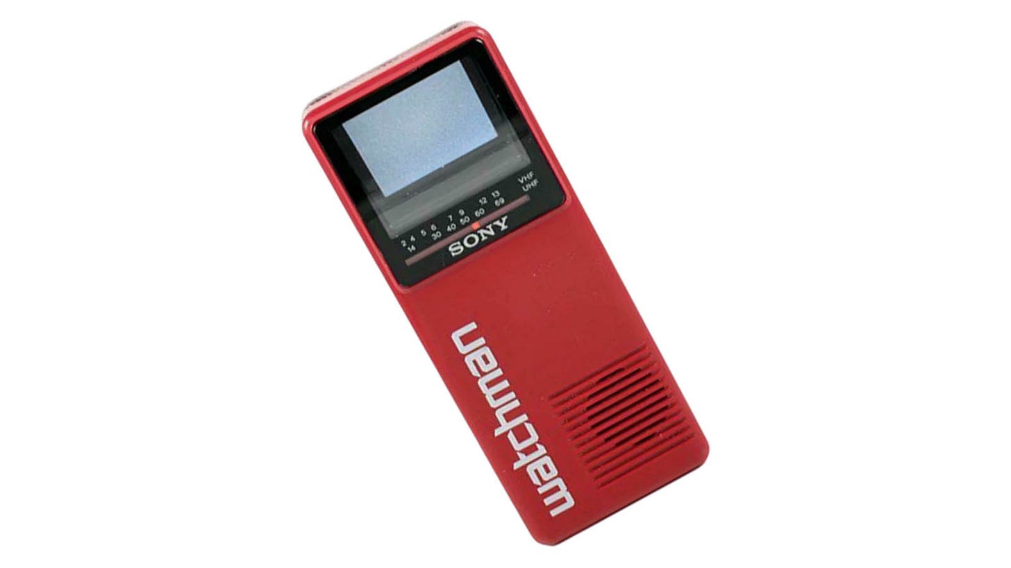 Sony’s Watchman Evolution (1982-1997) - by ObsoleteSony