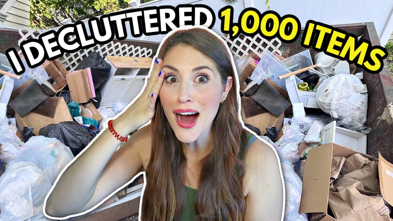 I Decluttered 1,000 Things in 1 Week (and you can too!)