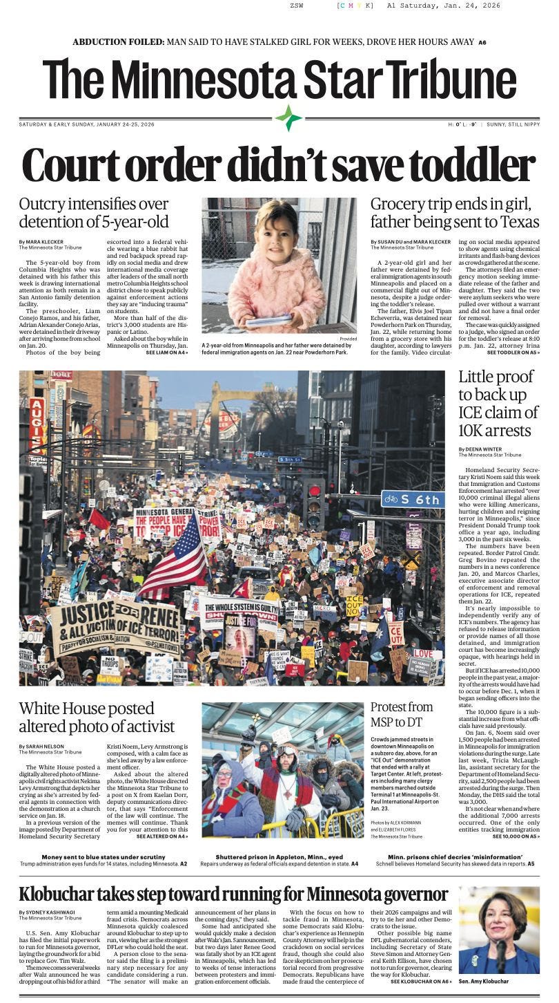 The Courage Of The People Of Minnesota Is Lifting Up And Inspiring A Nation