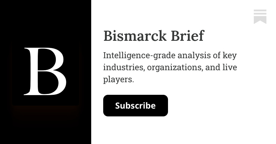 Bismarck Brief | Samo Burja | Substack