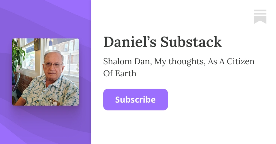 A Sad Note - by Daniel Rosenblatt - Daniel’s Substack