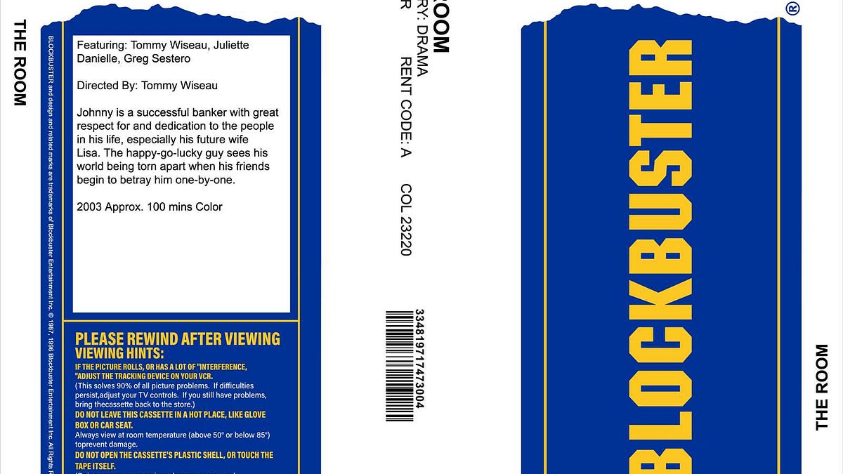 Print out nostalgic VHS inserts with the Blockbuster Sleeve Generator