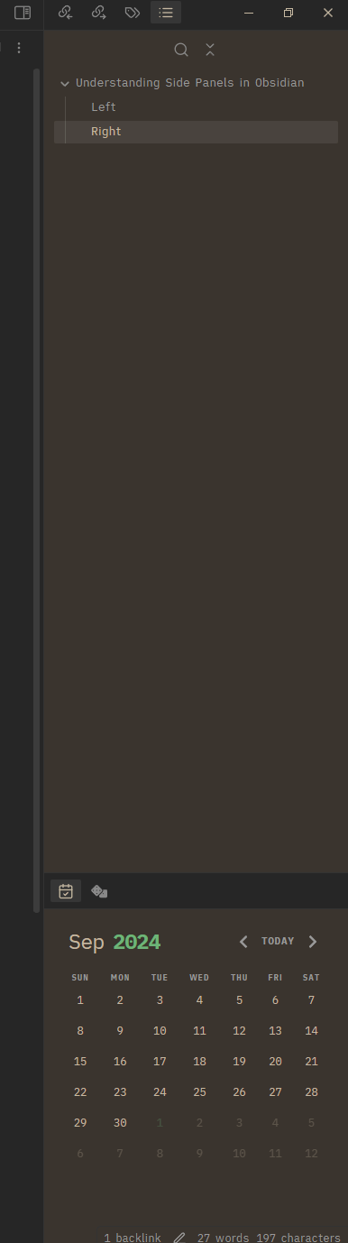 Understanding Side Panels in Obsidian - by Trent Ford
